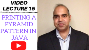 Pyramid of stars in Java: Video Lecture 15